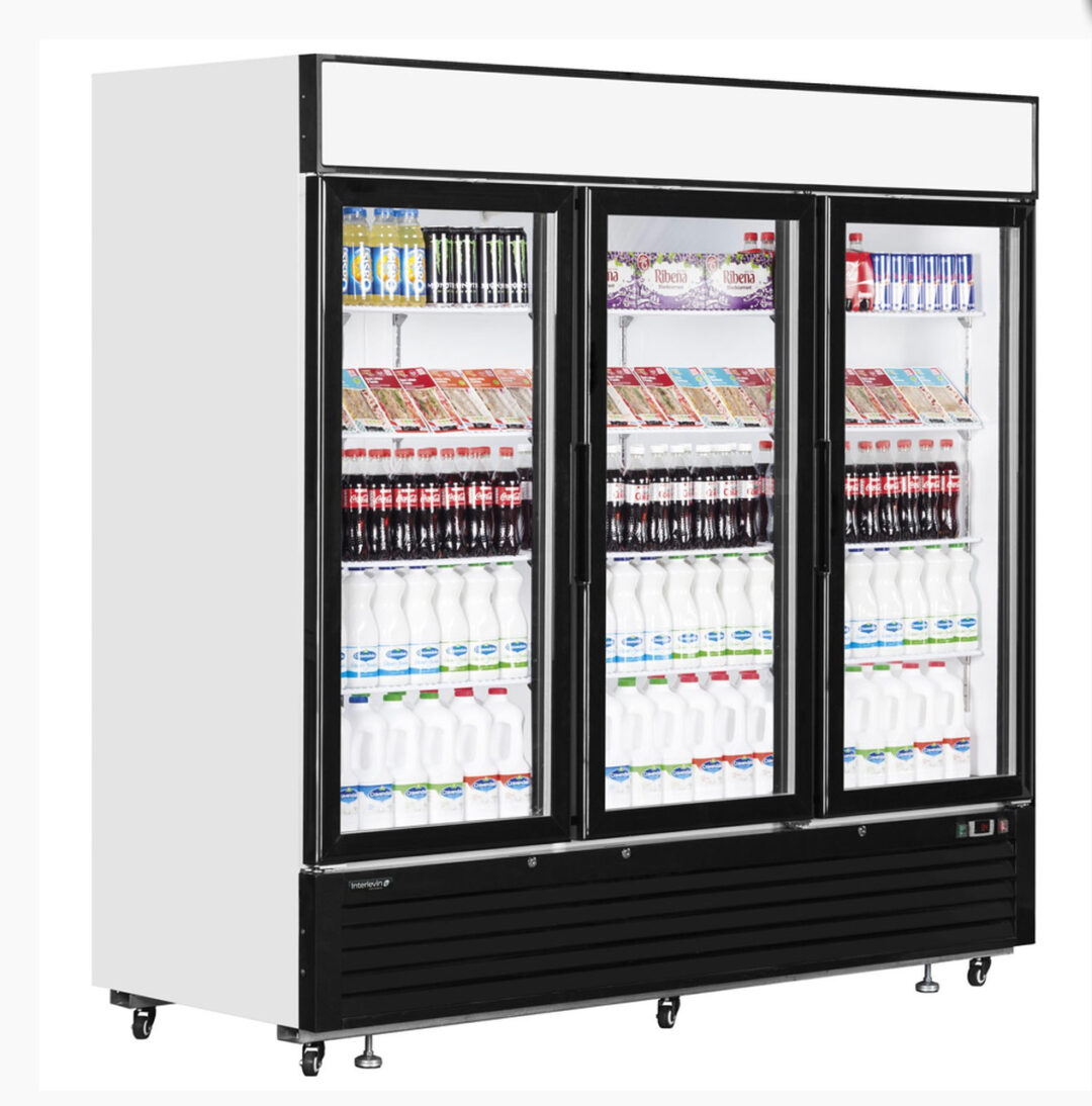 Hinged Glass Door Chillers (1, 2 & 3 Doors) | Retail Shop Fittings